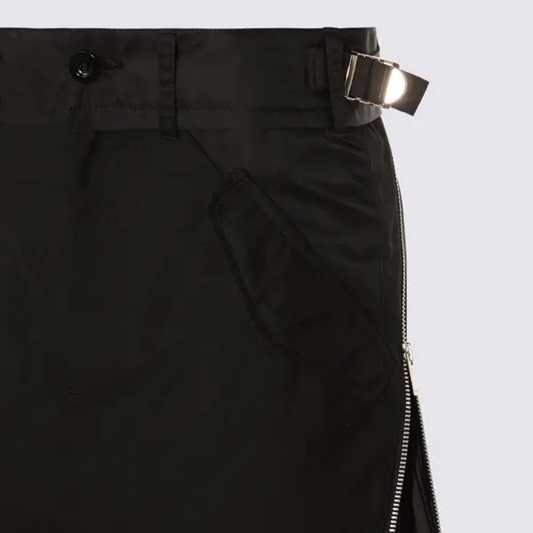 Sacai Zip Detailed Pleated Skirt