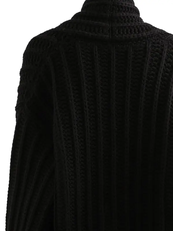Dolce & Gabbana Oversized Ribbed Cardigan