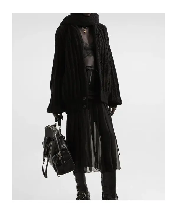 Dolce & Gabbana Oversized Ribbed Cardigan