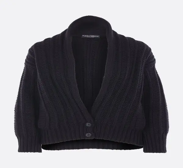 Dolce & Gabbana Oversized Ribbed Cardigan