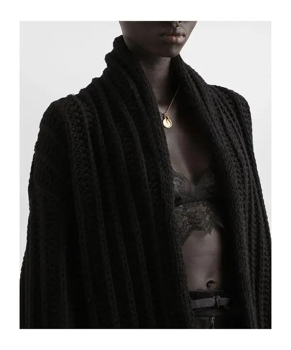 Dolce & Gabbana Oversized Ribbed Cardigan