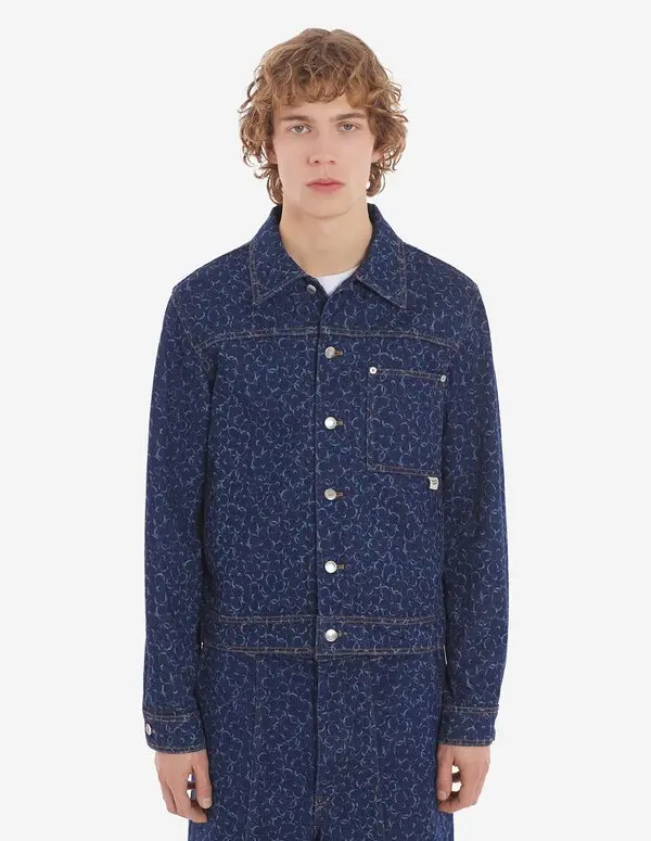 Maison Kitsuné Classic Buttoned Denim Jacket