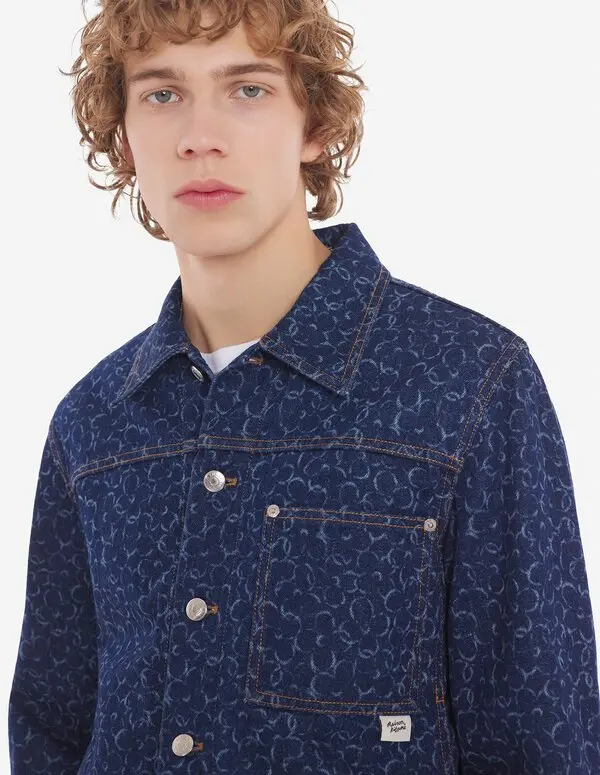 Maison Kitsuné Classic Buttoned Denim Jacket