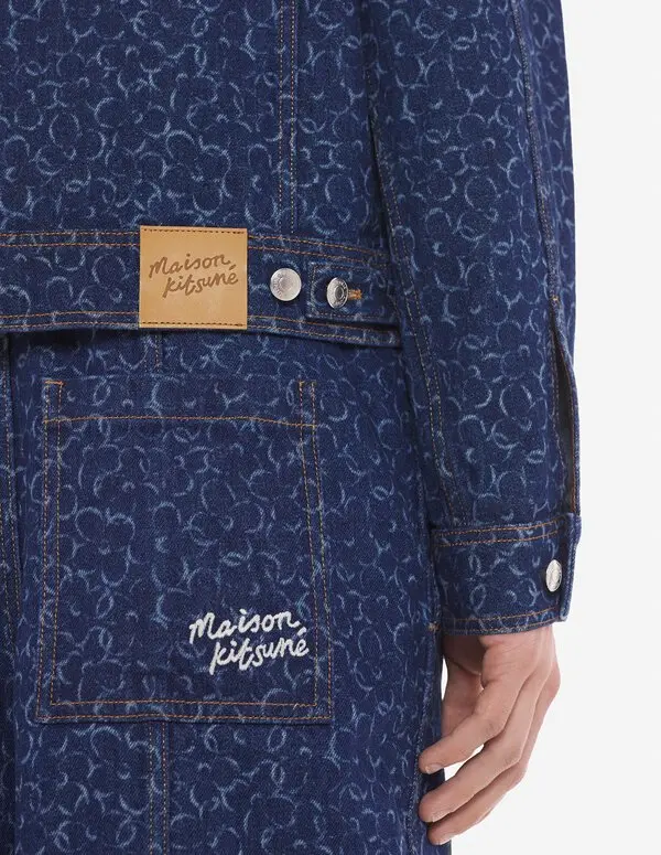 Maison Kitsuné Classic Buttoned Denim Jacket
