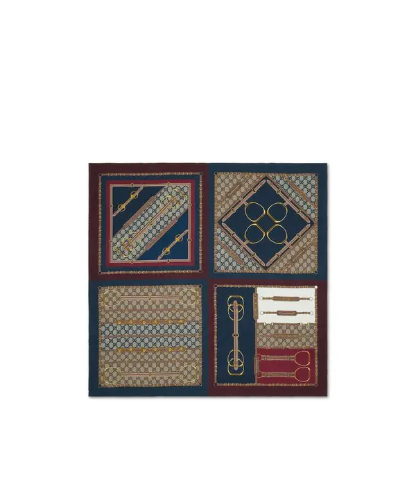 Gucci Heritage Printed Scarf - Multicolor