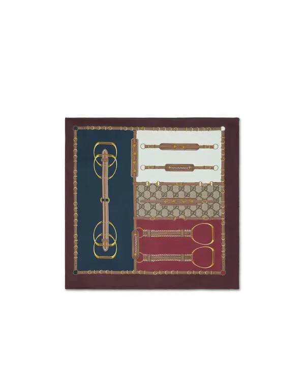 Gucci Heritage Printed Scarf - Multicolor