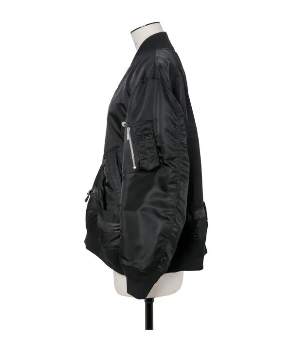 Sacai Nylon Twill Blouson - Black