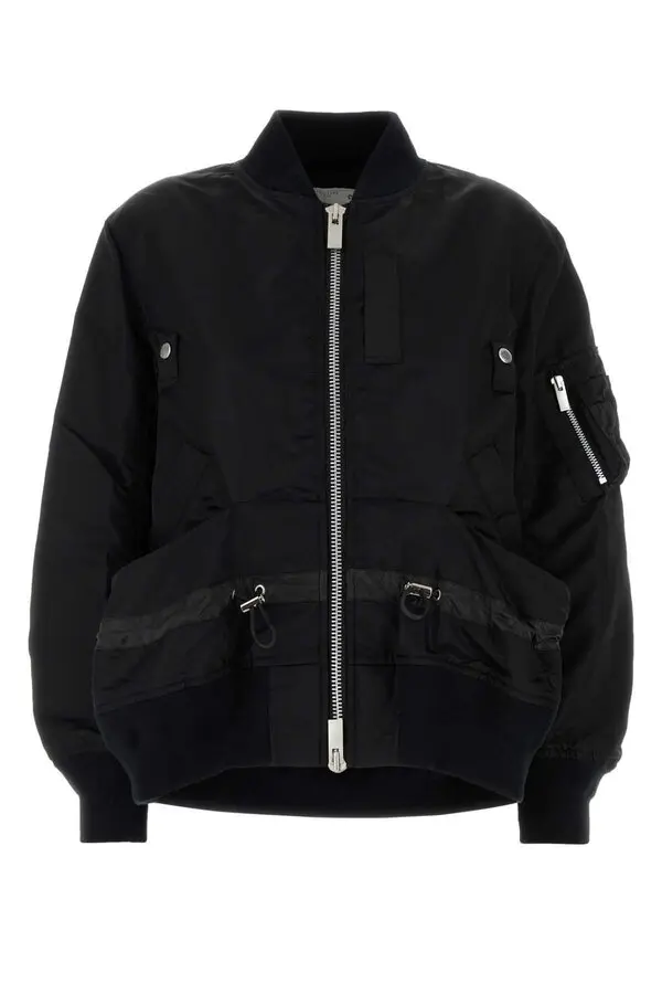 Sacai Twill Blouson - Black