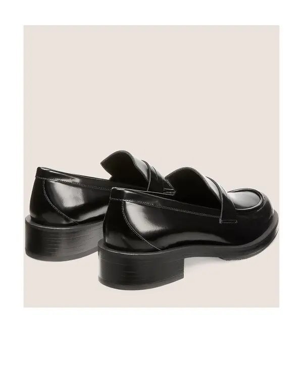 STUART WEITZMAN Palmer Slip-on Loafers - Black