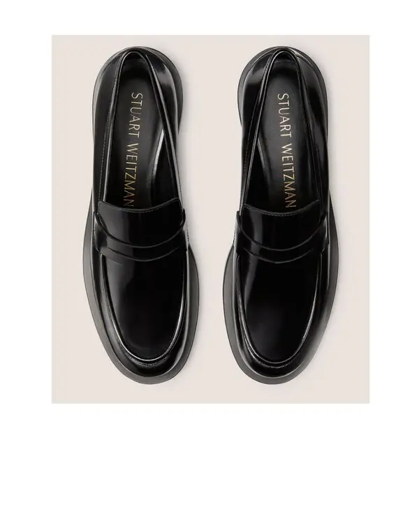 STUART WEITZMAN Palmer Slip-on Loafers - Black