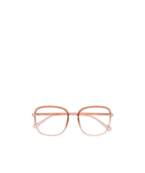 Chloé Square Frame Eyeglasses - Pink