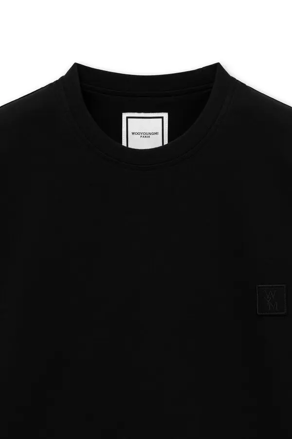 WOOYOUNGMI Logo Patch Floral T-shirt