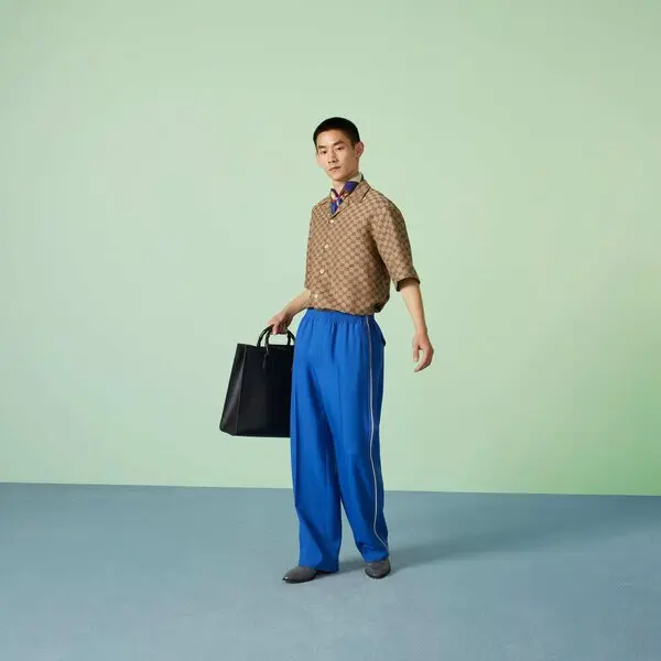 Gucci Gg Supreme Oversized Shirt