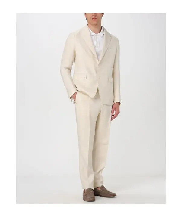 Tagliatore Long-sleeved Suit - White