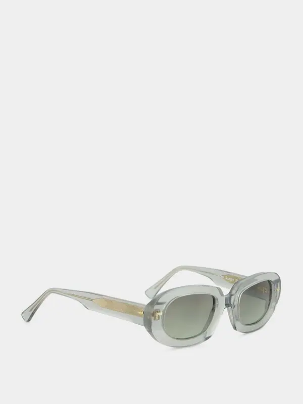 AHLEM Full-frame Oval Sunglasses With Tinted Lenses - Gray