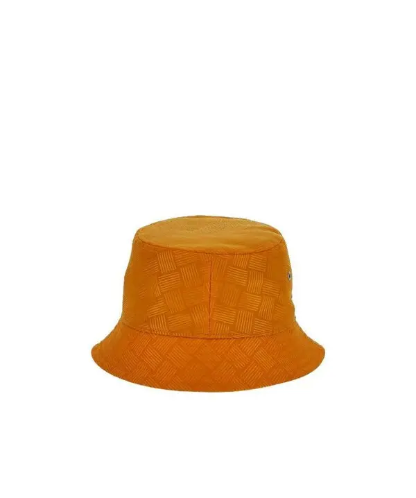 Bottega Veneta Intrecciato-jacquard Bucket Hat - Orange