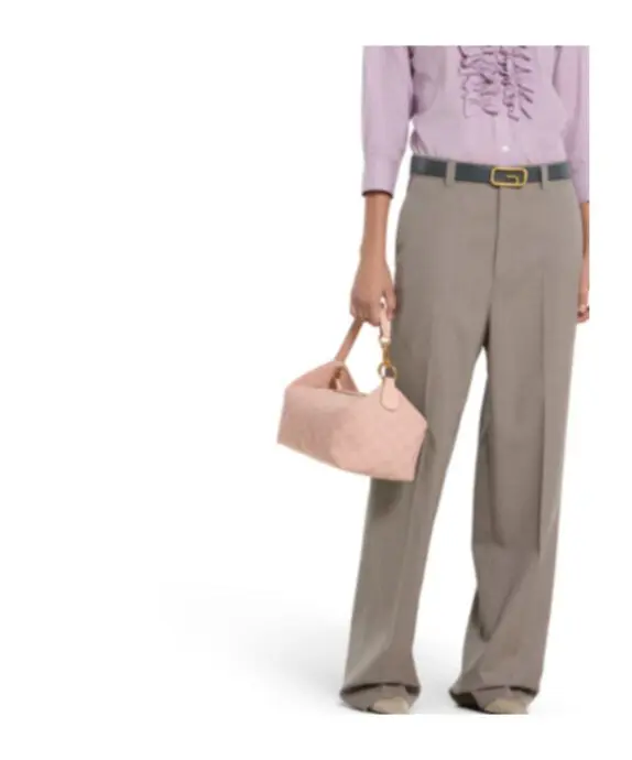 Gucci Wool Mouliné Tailored Trousers - Grey