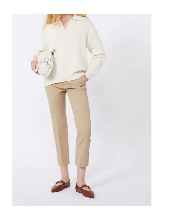 Max Mara Vite Belt-loop Tailored Trousers - Camel