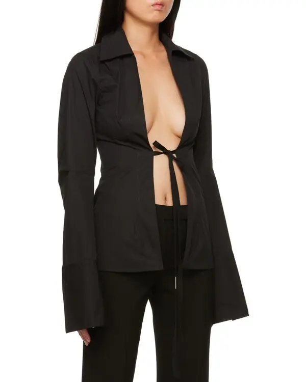 ANN DEMEULEMEESTER Linsey Drawstring Shirt