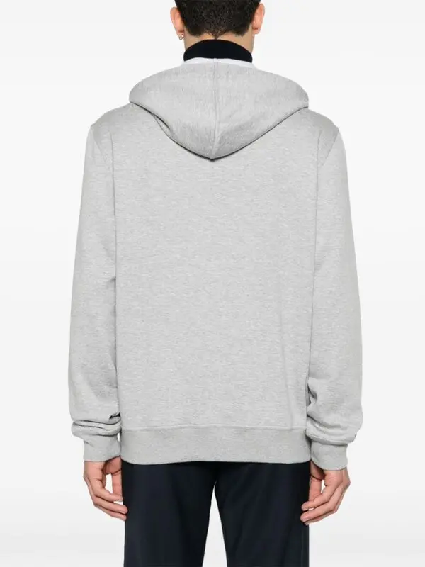Brunello Cucinelli Zip-up Drawstring Hoodie - Grey