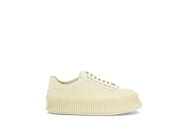 JIL SANDER Panelled Round-toe Sneakers - Nude