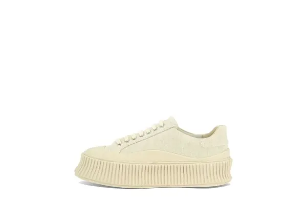 JIL SANDER Panelled Round-toe Sneakers - Nude