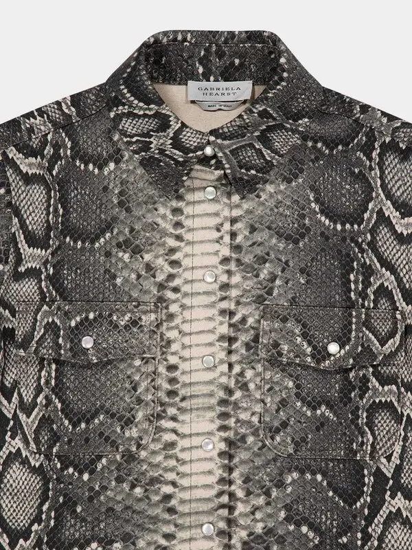 Gabriela Hearst Snake Print Shirt
