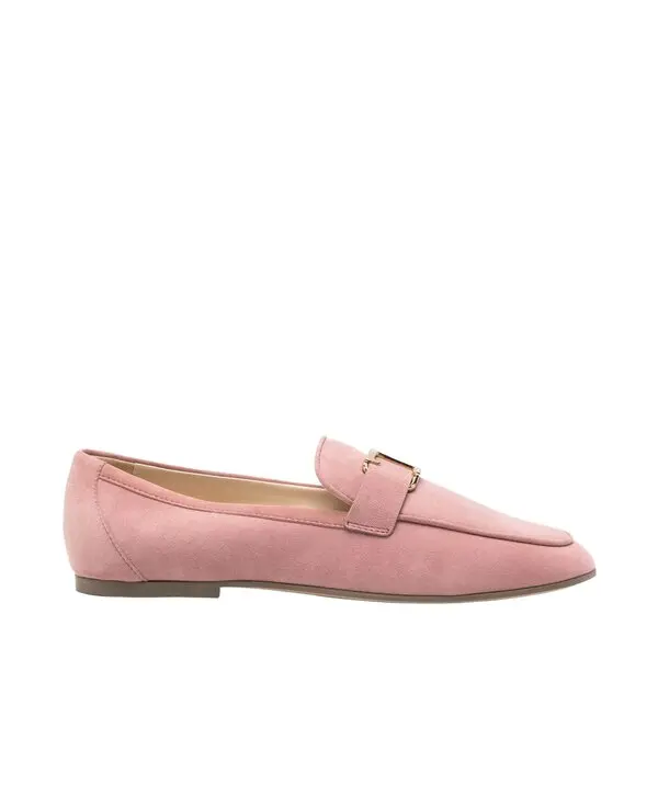 TOD'S Flat Loafers With Logo Detail