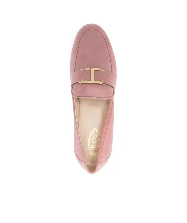 TOD'S Flat Loafers With Logo Detail
