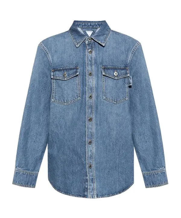 Bottega Veneta Long Sleeve Denim Jacket