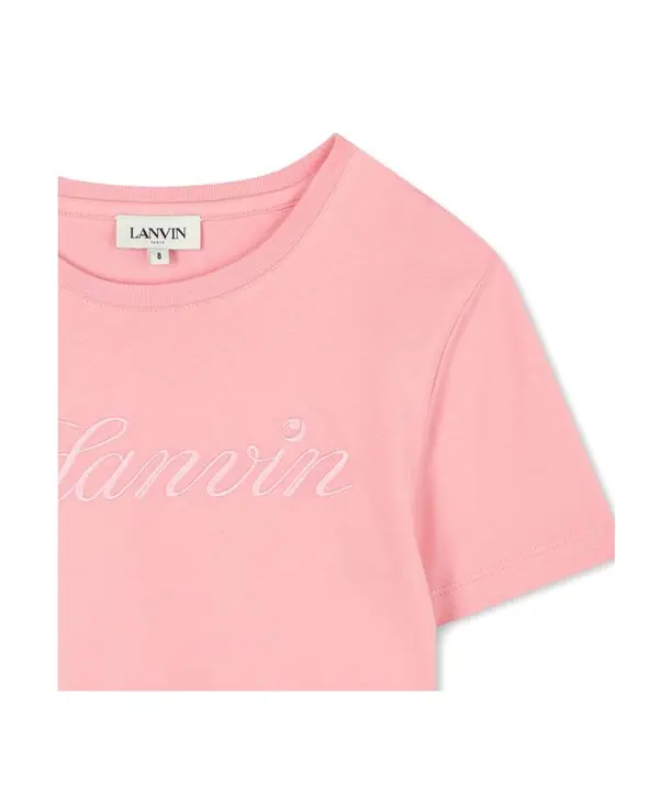 LANVIN Crew Neck T-shirt - Pink