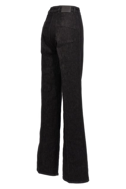 Max Mara Dark Wash Wide-leg Jeans