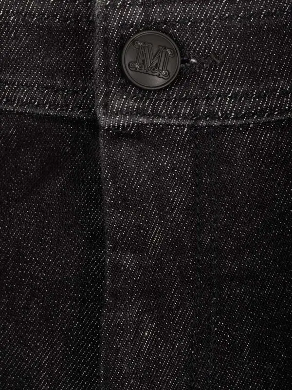 Max Mara Dark Wash Wide-leg Jeans