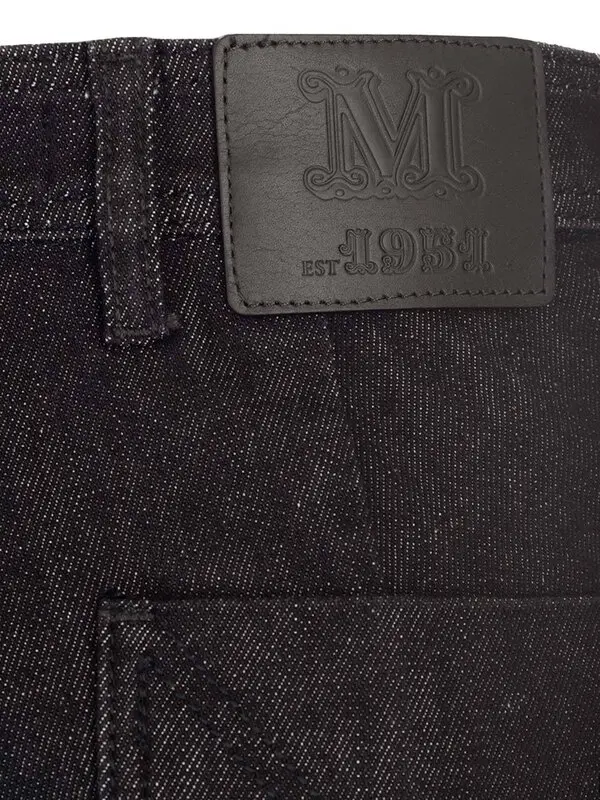 Max Mara Dark Wash Wide-leg Jeans