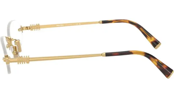 Miu Miu Oval Rimless Eyeglasses