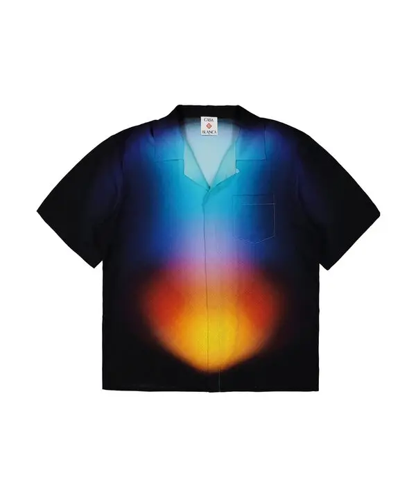Casablanca Gradient Detailed Short Sleeved Shirt