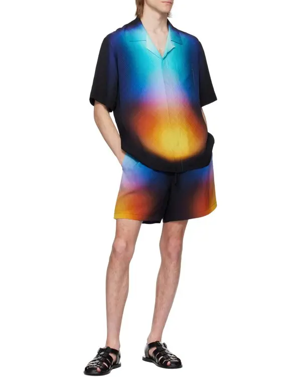 Casablanca Gradient Detailed Short Sleeved Shirt