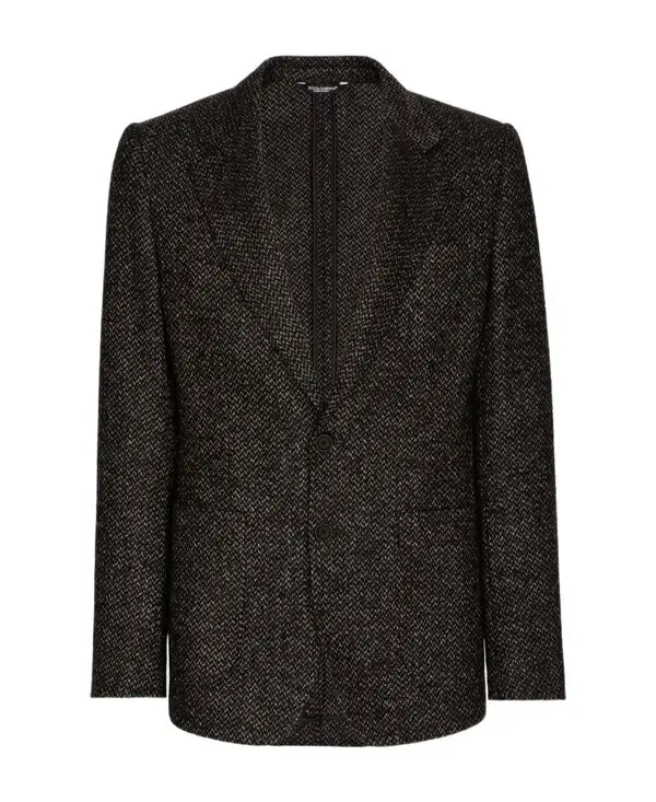 Dolce & Gabbana Dolce Gabbana Single-breasted Blazer - Black