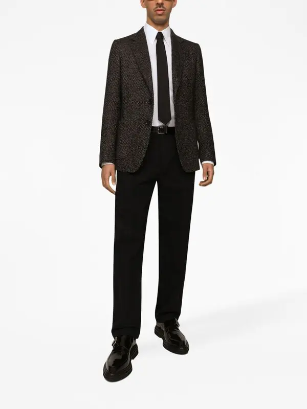 Dolce & Gabbana Dolce Gabbana Single-breasted Blazer - Black