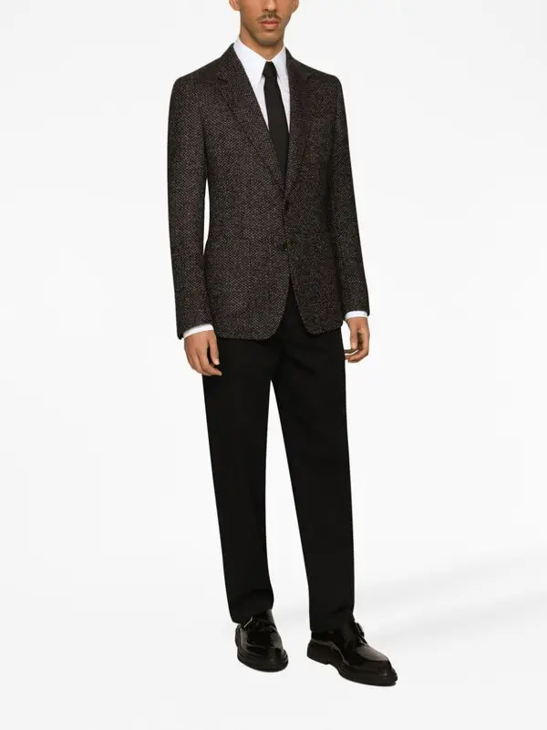 Dolce & Gabbana Dolce Gabbana Single-breasted Blazer - Black