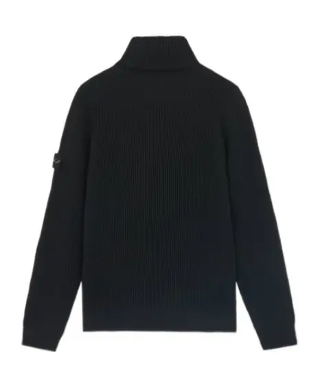 Stone Island Compass Badge Sweater - Black