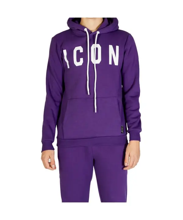 Icons Iconic Hooded Sweatshirt With Front Pocket And Logo