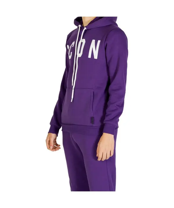 Icons Iconic Hooded Sweatshirt With Front Pocket And Logo