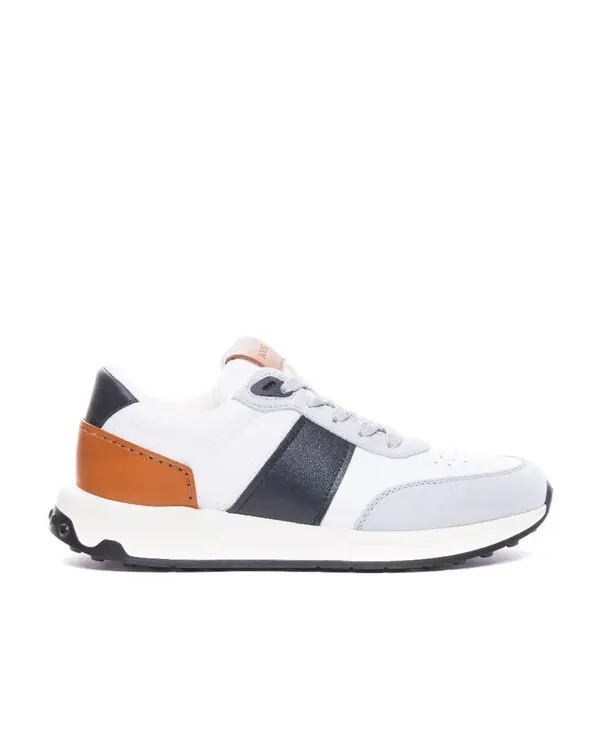 TOD'S Round-toe Lace-up Sneakers - White