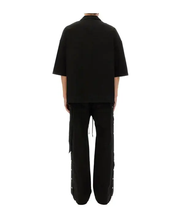 Rick Owens Magnum Tommy Short Sleeved Shirt - Black