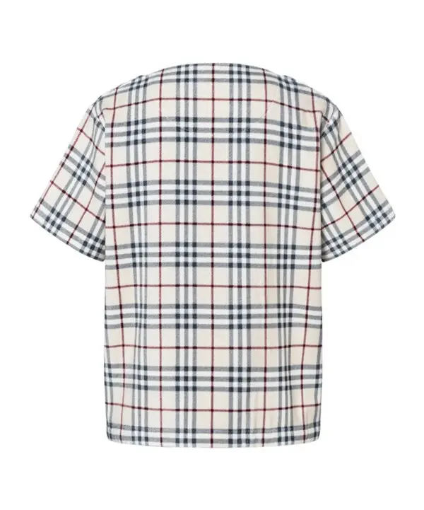 Burberry Checkered Cotton T-shirt