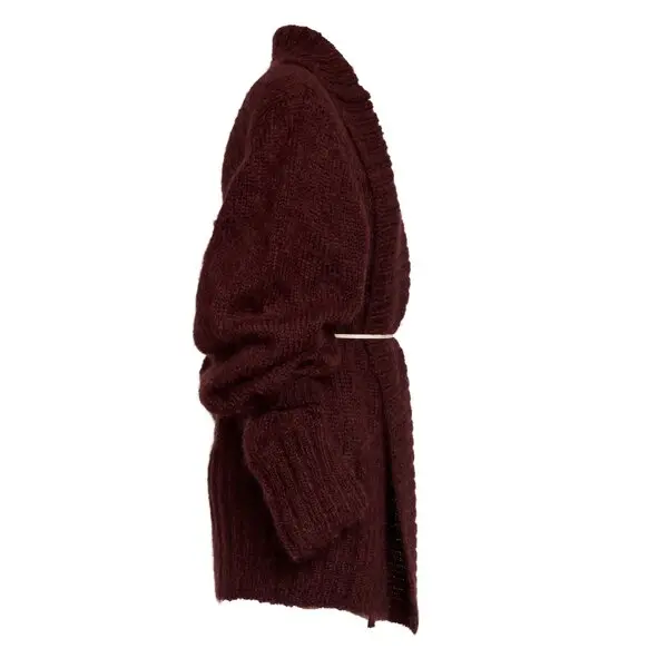 Dries Van Noten Long Sleeve Cardigan With Lace-up Details