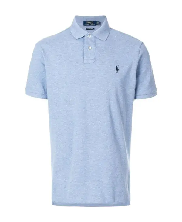 Polo Ralph Lauren Classic Logo Embroidered Polo Shirt - Blue