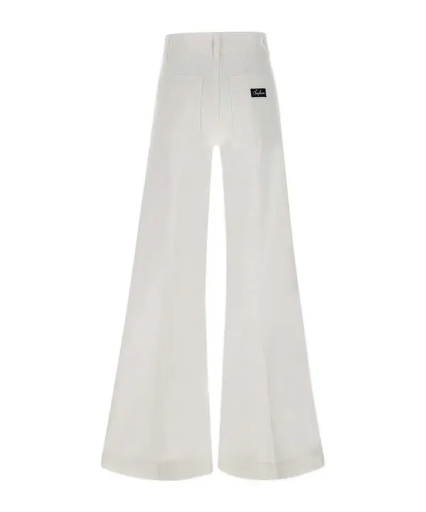 THE SEAFARER Flared Patch-pocket Jeans