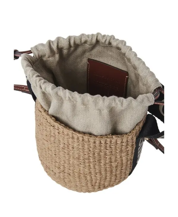 Chloé Woody Small Basket Bag - Nude